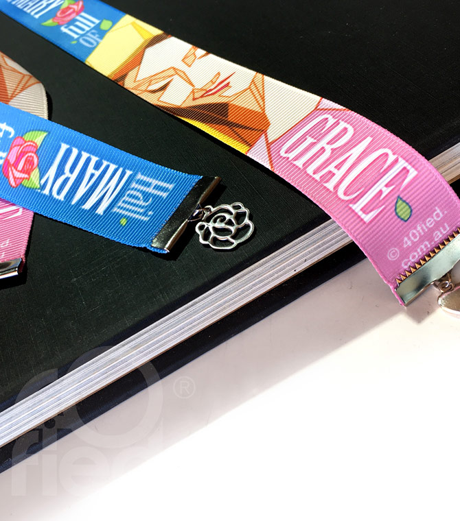 Hail Mary Ribbon Bookmark with Charms – The 40fied Emporium